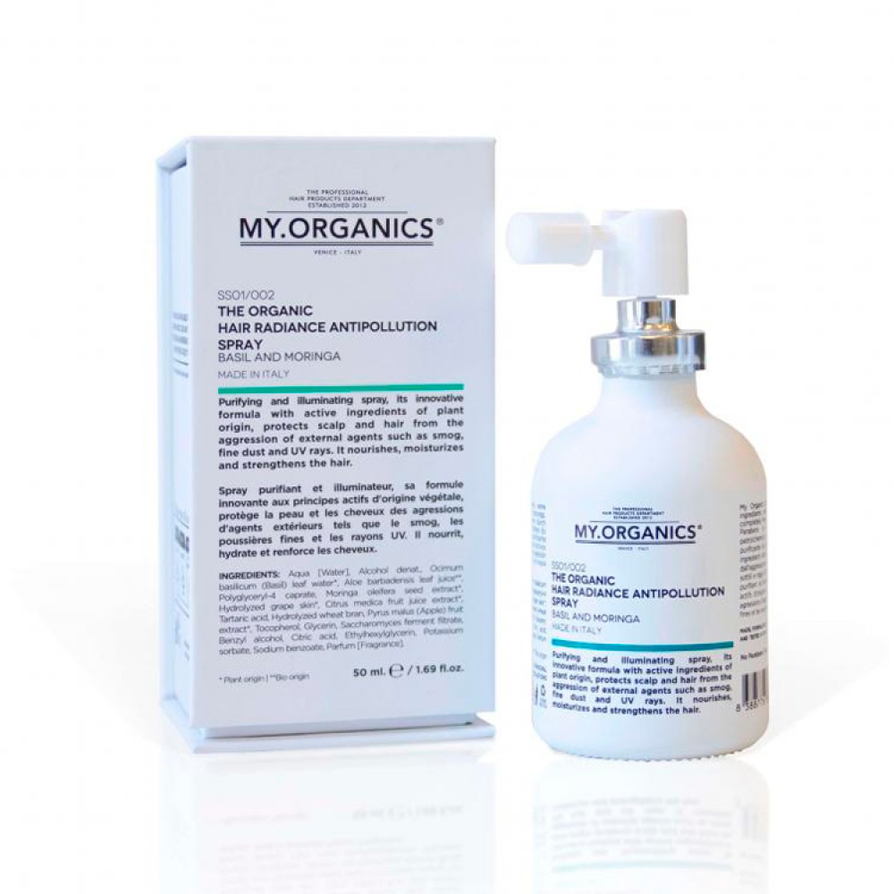 My Organics The Organic Hair Radiance Antipollution Spray | Farmacia ...